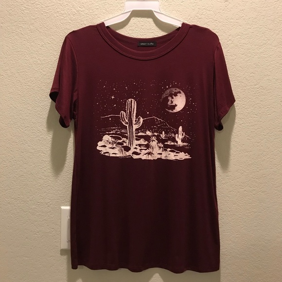 Sweet Claire | Tops | Brand New Womens Cactus Canvas Boxy Tee | Poshmark